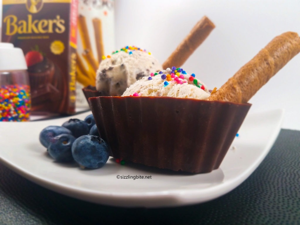 Chocolate Cups - Sizzling Bite Chocolate Cups Desserts