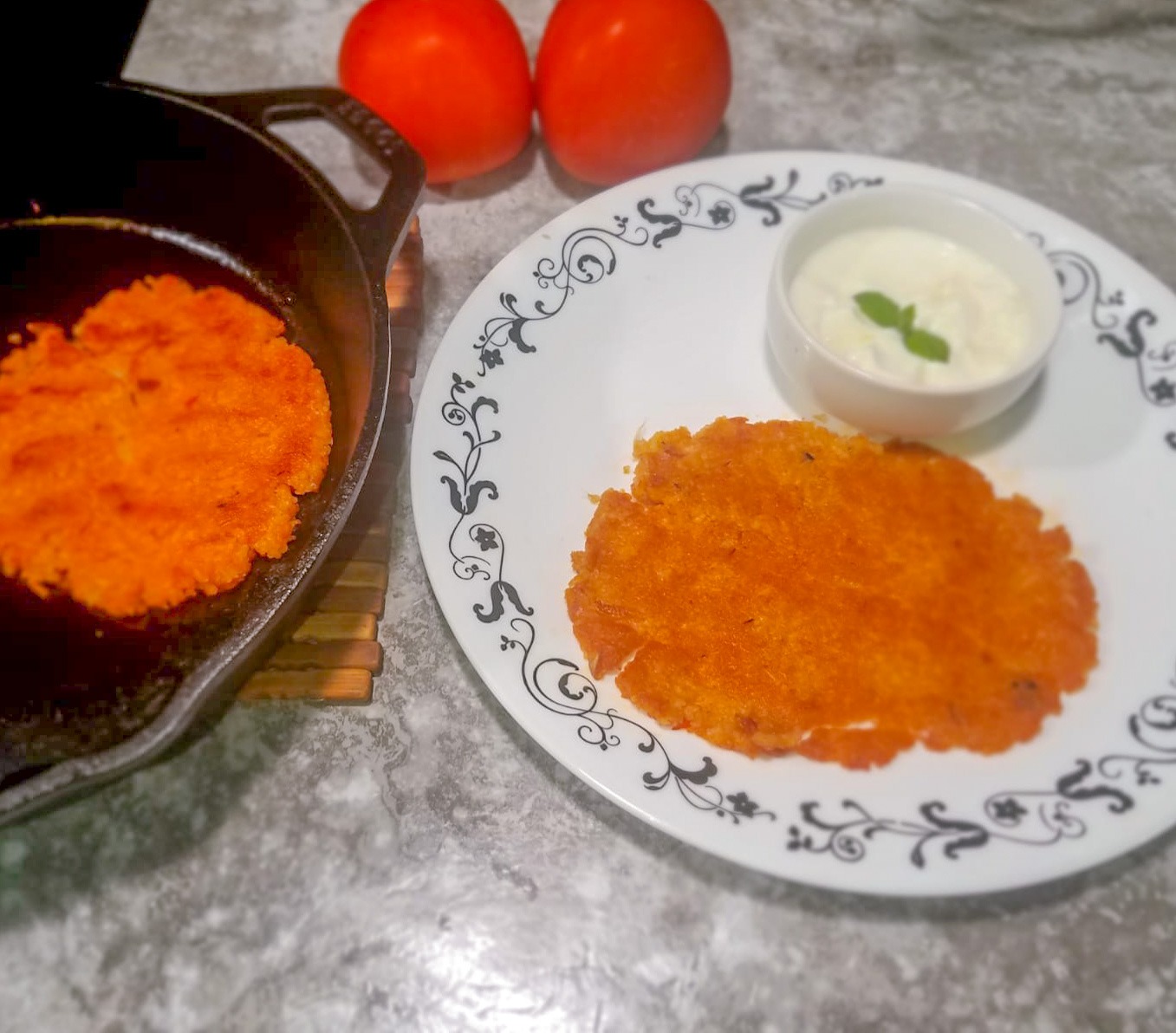 Overcooked Tomato Rice Adai - Sizzling Bite Lunch / Dinner Sizzling Bite