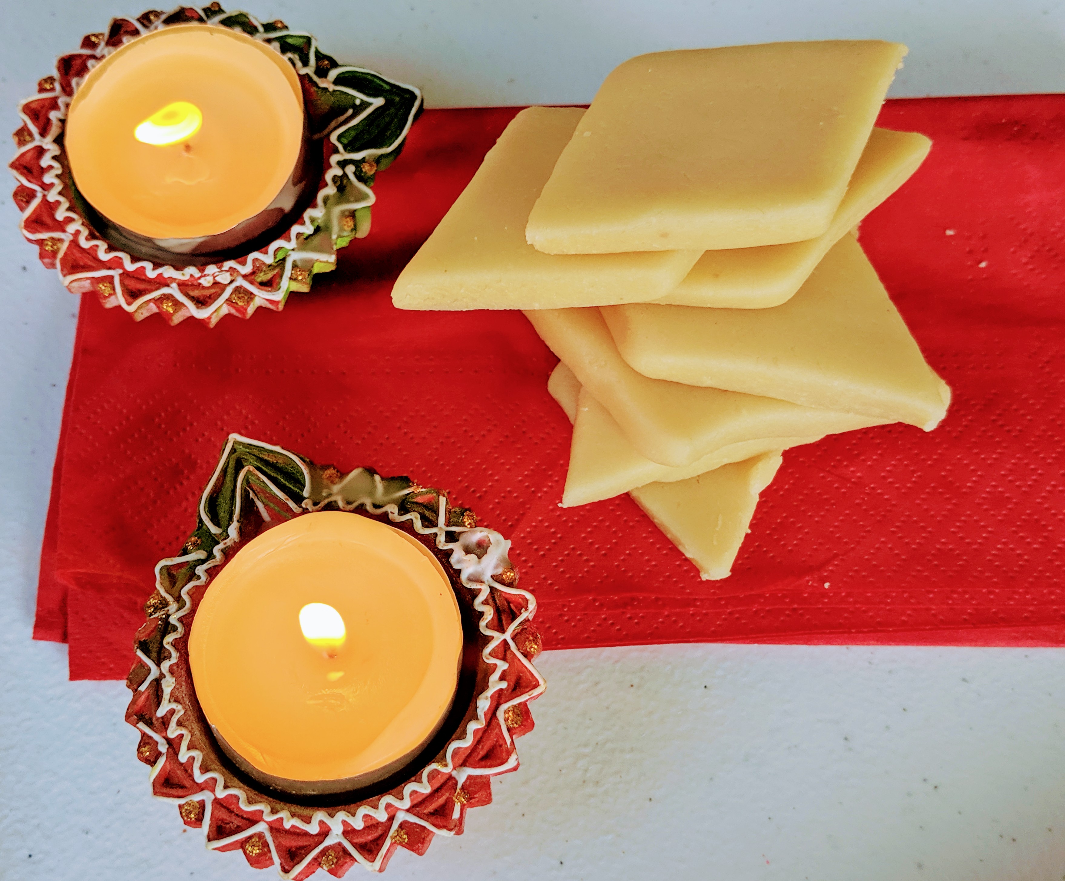 Instant-pot Almond/Badam Katli - Sizzling Bite Desserts